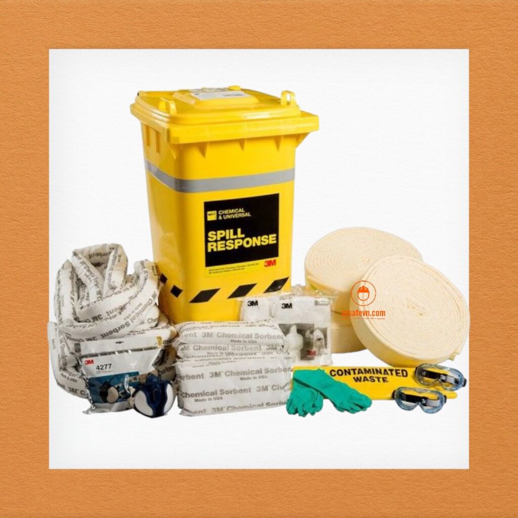 Bộ Ứng Cứu Sự Cố Tràn Hóa Chất 120L – 3M™ Chemical Sorbent Spill Kit ...
