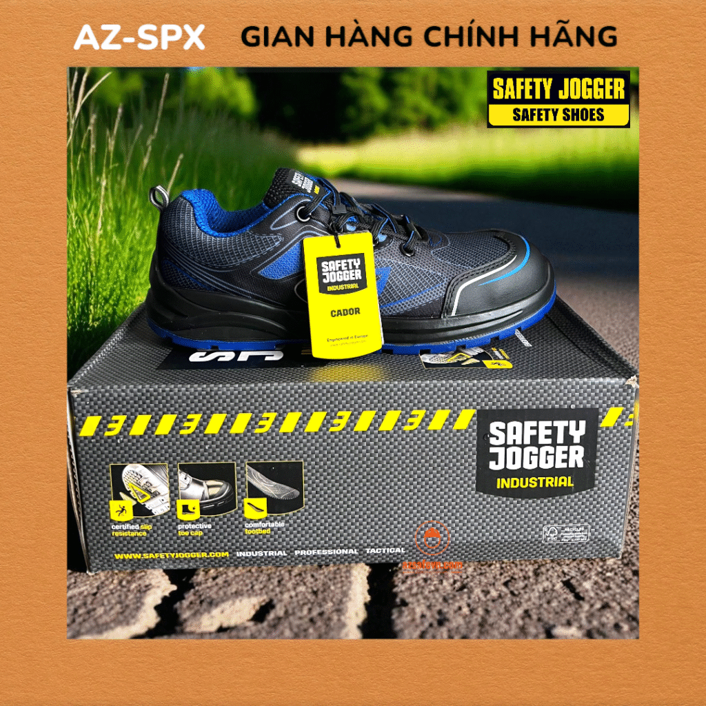 GIÀY BẢO HỘ SAFETY JOGGER CADOR S1P FORM THỂ THAO - Azsafevn